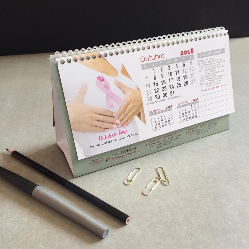 Calendário mês a mês – Gráfica Seixas